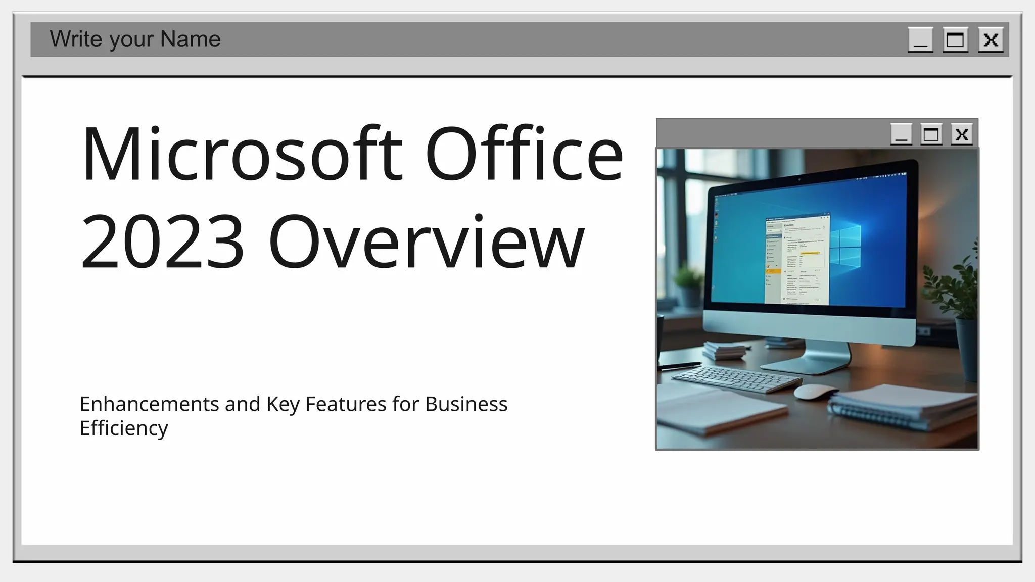 Microsoft Office 2023 Overview.pptxMicrosoft Office 2023 Overview ...