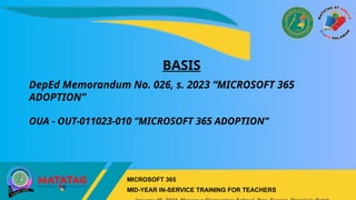 Learning how to use Microsoft Office 365 | PPTX