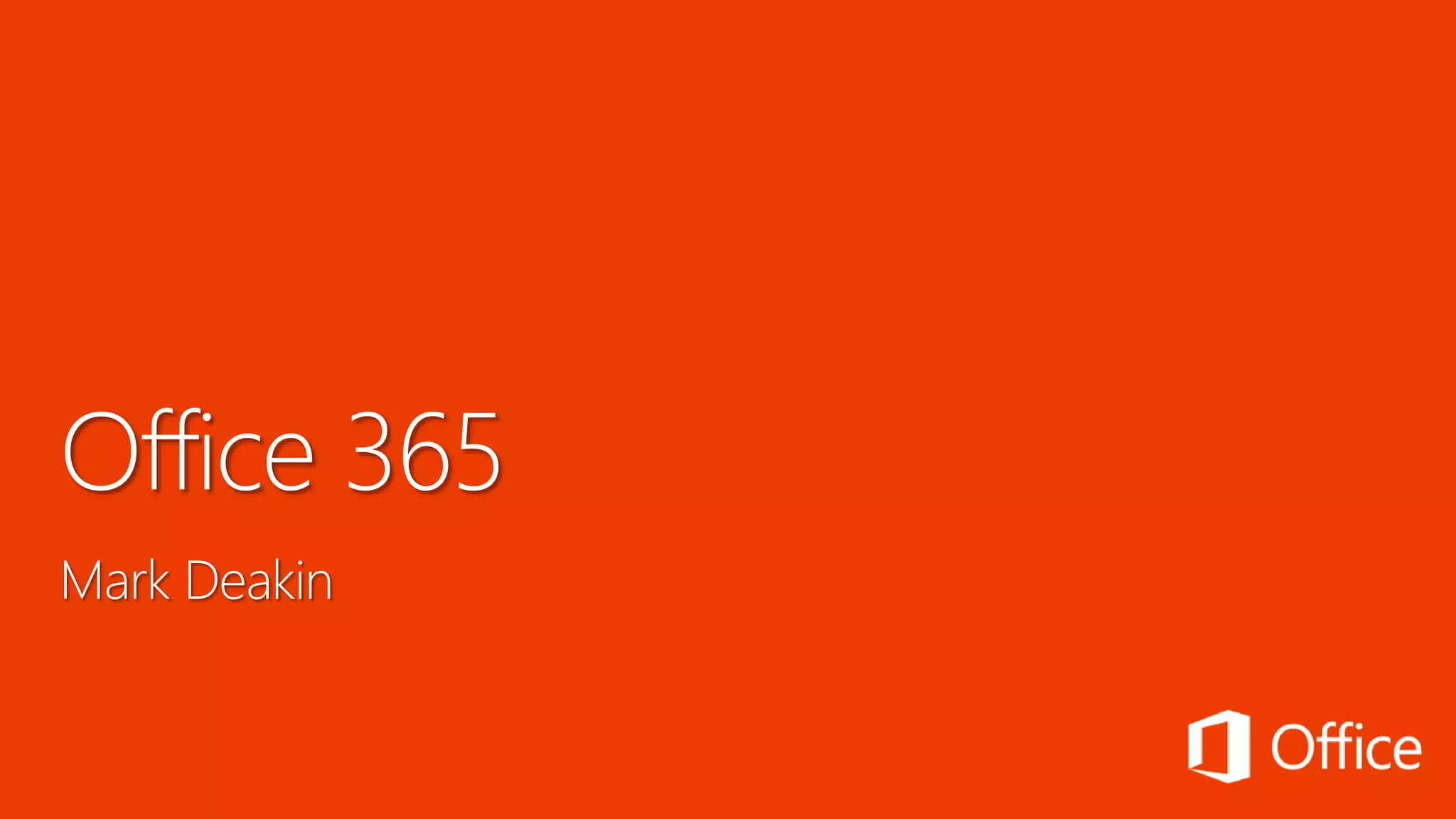 Microsoft Office 365 Presentation | PPTX