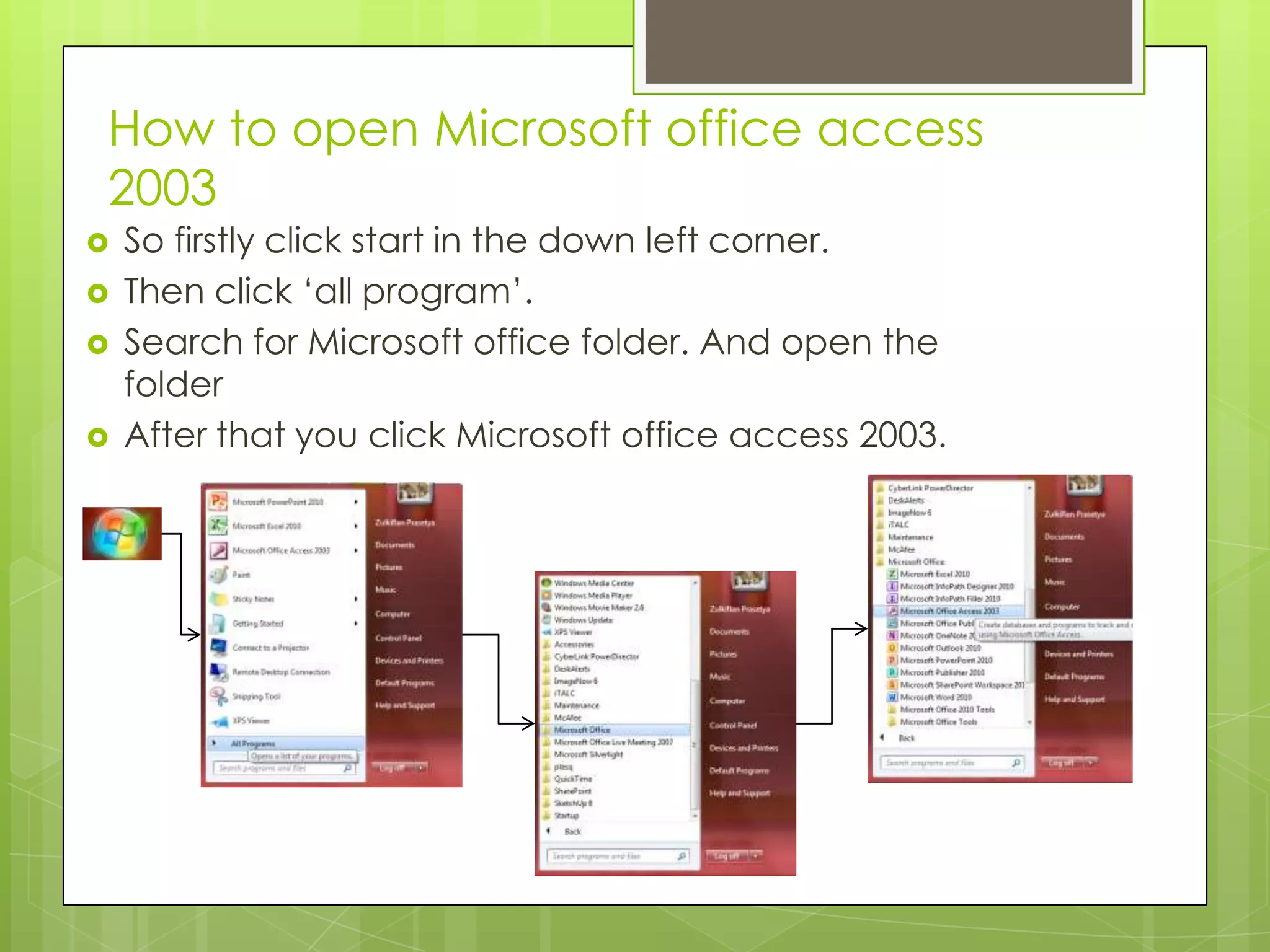 Microsoft office access 2003 | PPT
