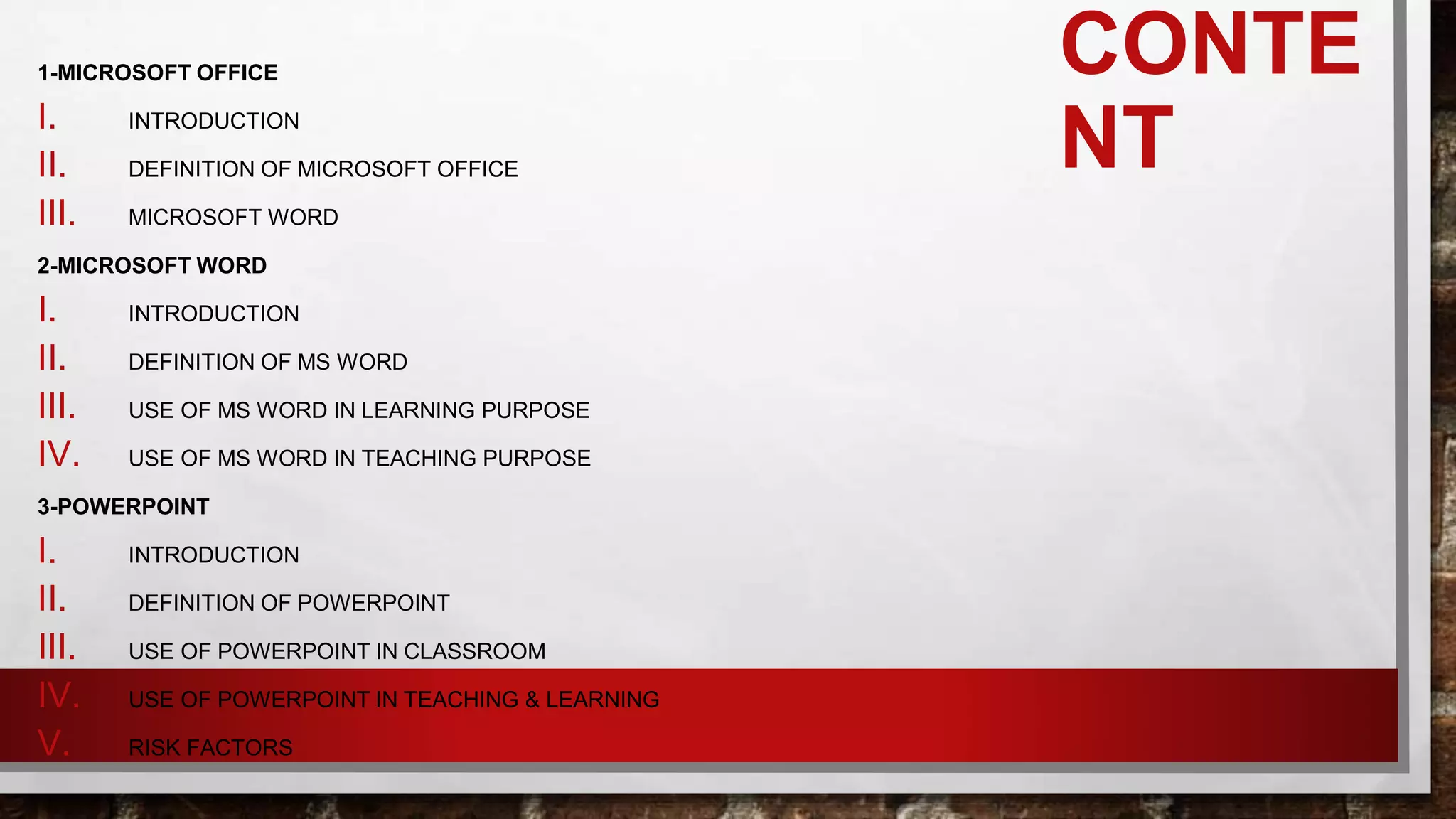 Microsoft office Ms word powerpoint | PPTX