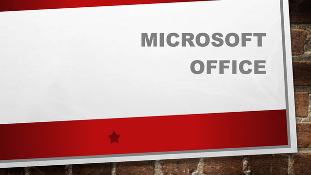 Microsoft office Ms word powerpoint | PPT