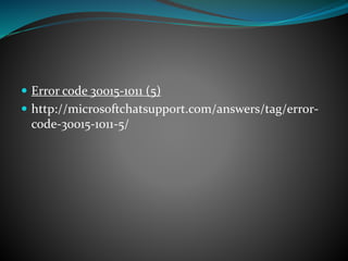 Microsoft office error code | PPT
