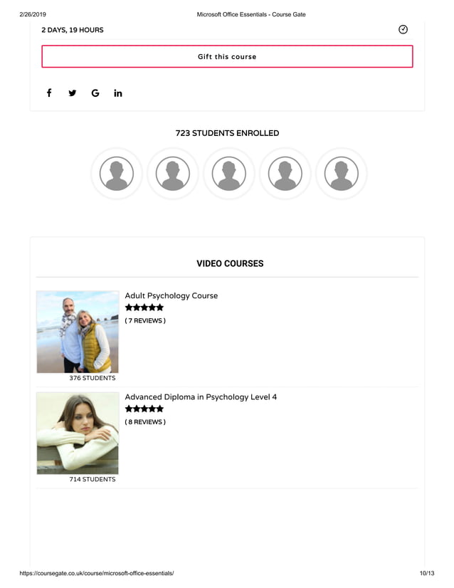 Microsoft Office Essentials - Course Gate | PDF