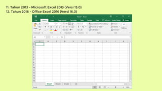 Microsoft Office Excel: Pengertian, Komponen Aplikasi Microsoft Office ...