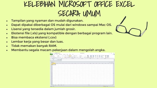 Microsoft Office Excel: Pengertian, Komponen Aplikasi Microsoft Office Excel dan Fungsinya | PPTX