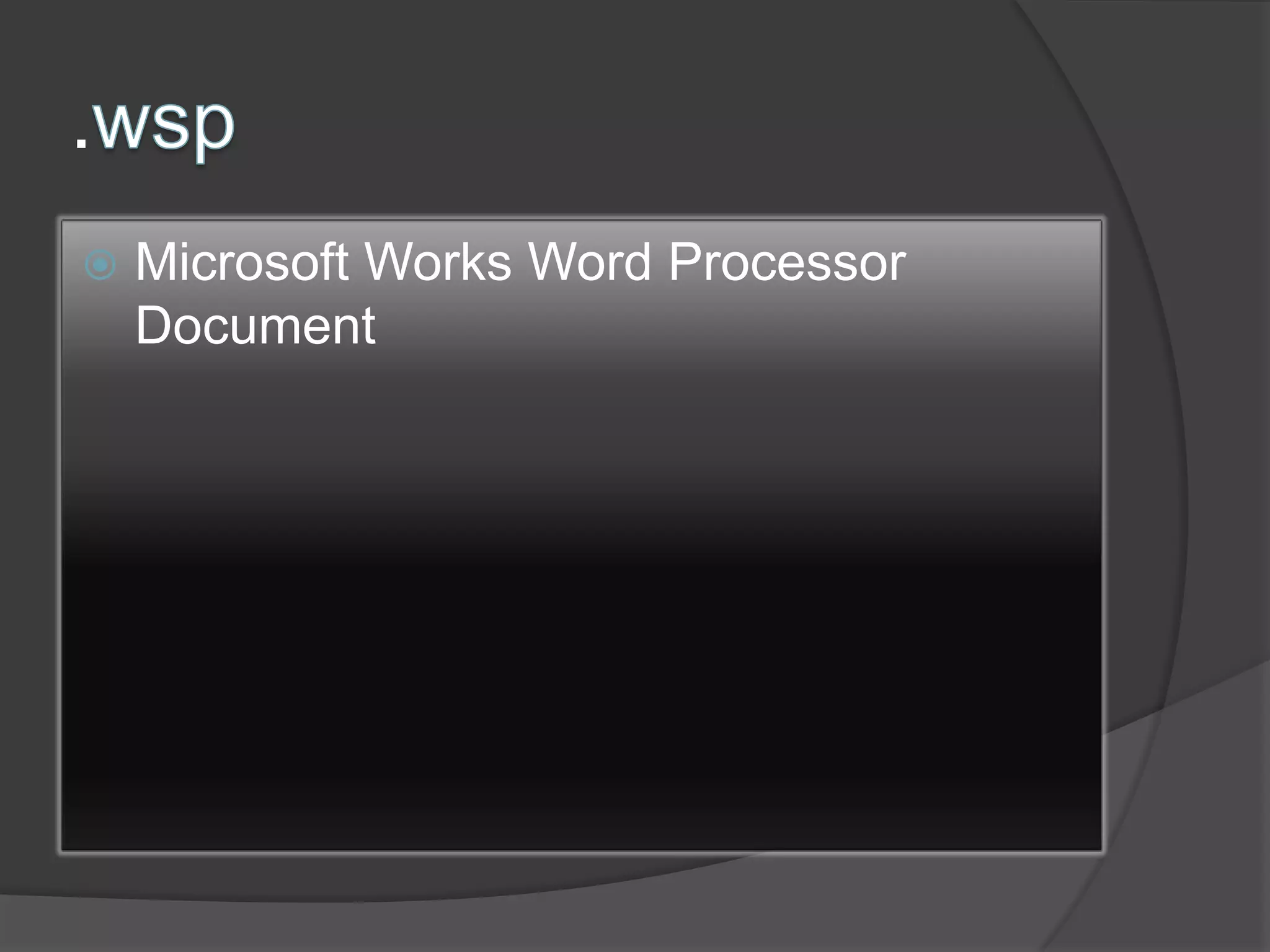 Microsoft Office File Formats | PPTX | Desktop Publishing | Computer Software and Applications