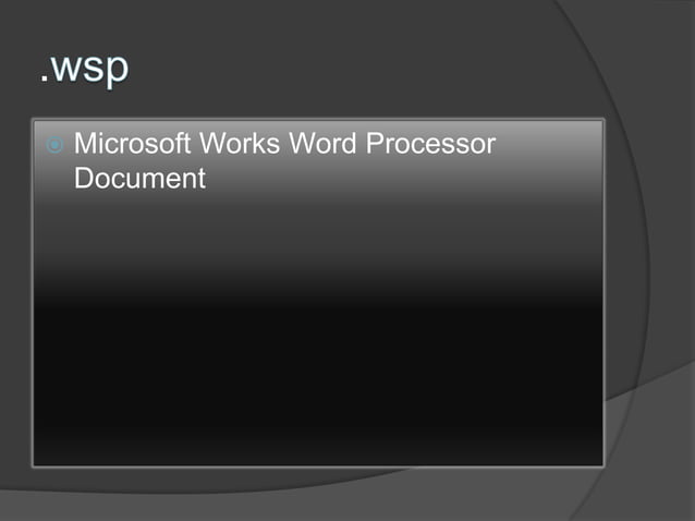 Microsoft Office File Formats | PPTX | Desktop Publishing | Computer ...