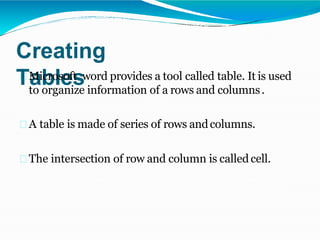 Microsoft office introduction | PPTX