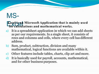 Microsoft office introduction | PPTX