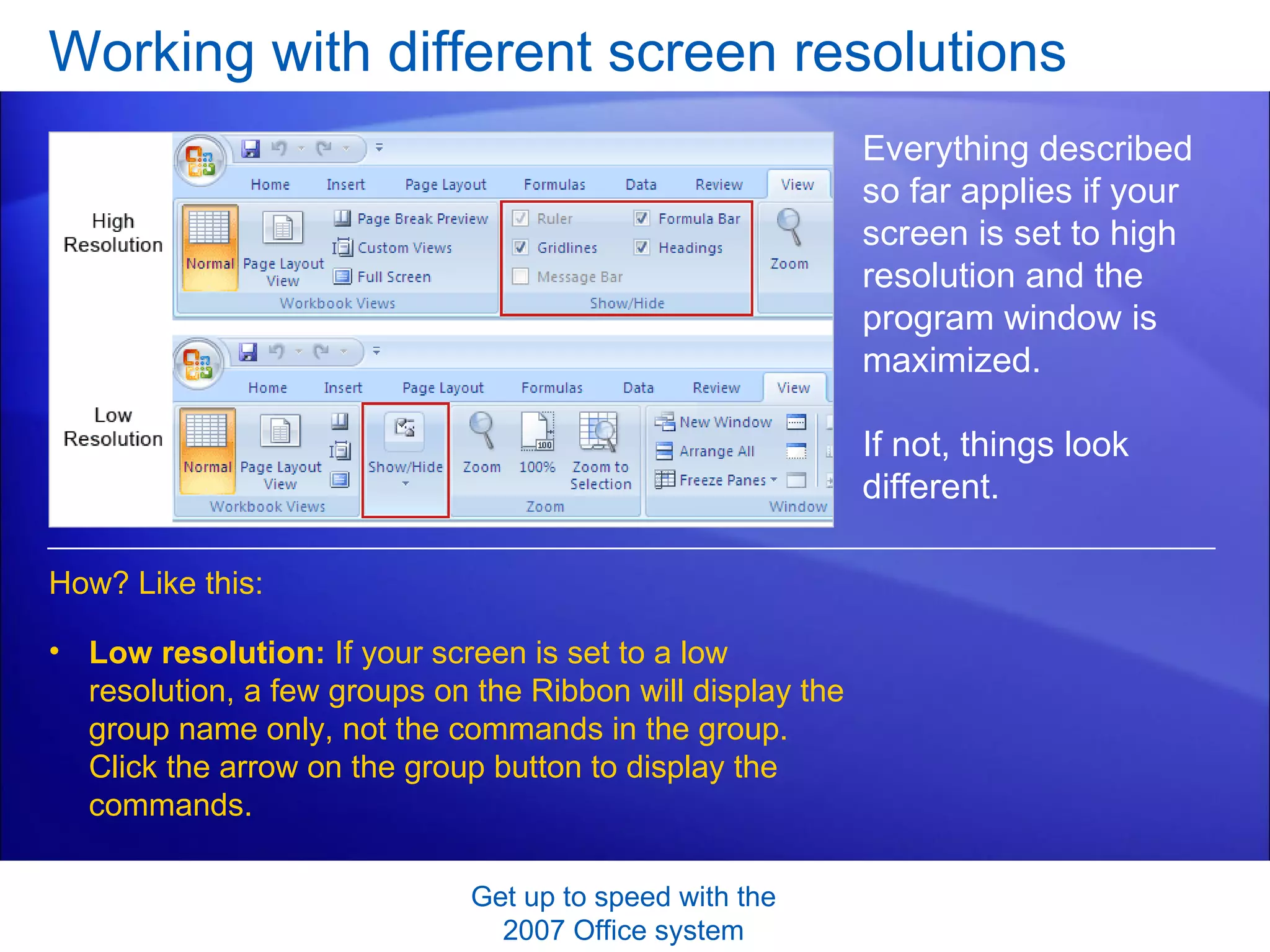Microsoft Office 2007 Overview | PPT