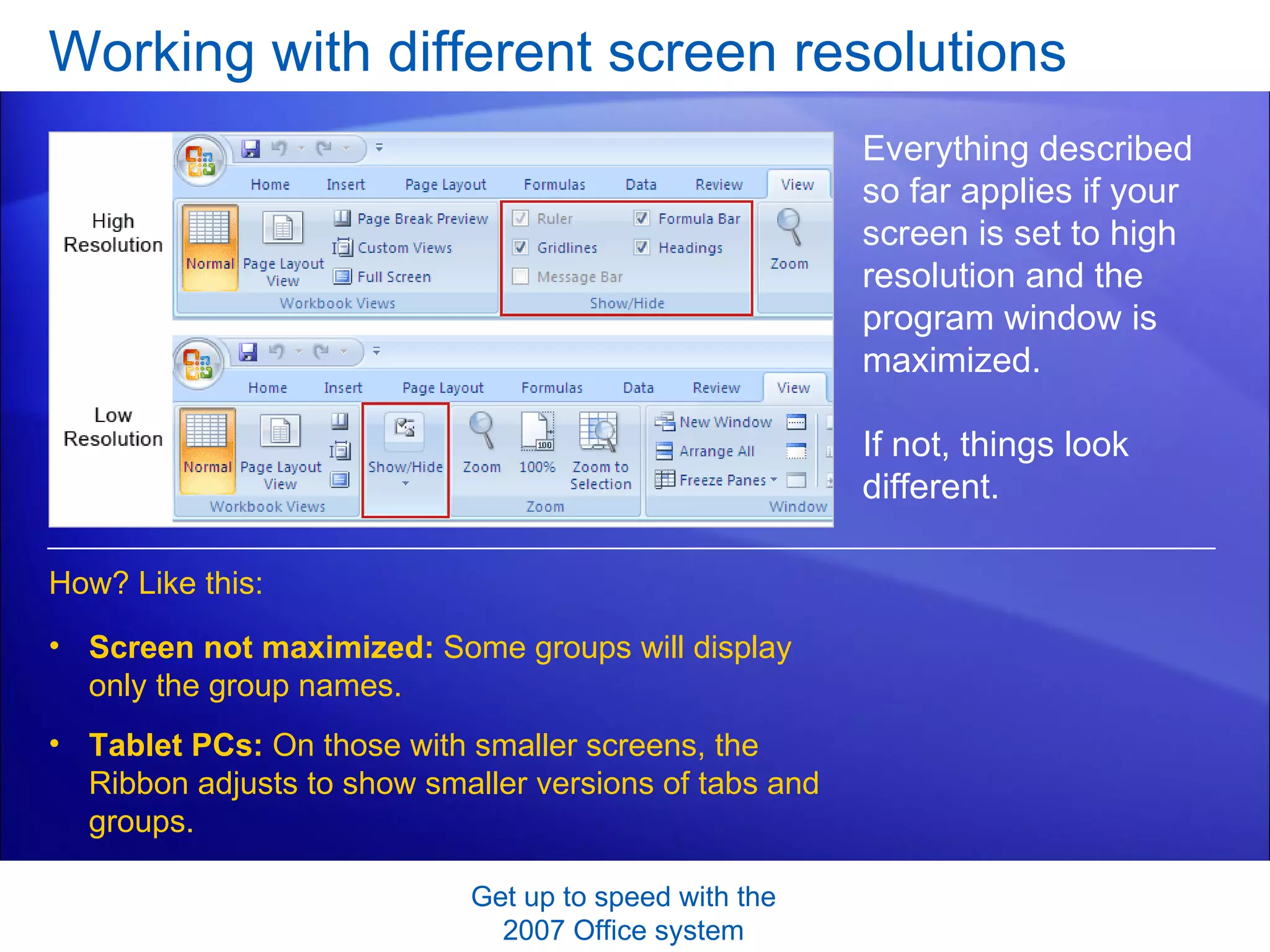 Microsoft Office 2007 Overview | PPT
