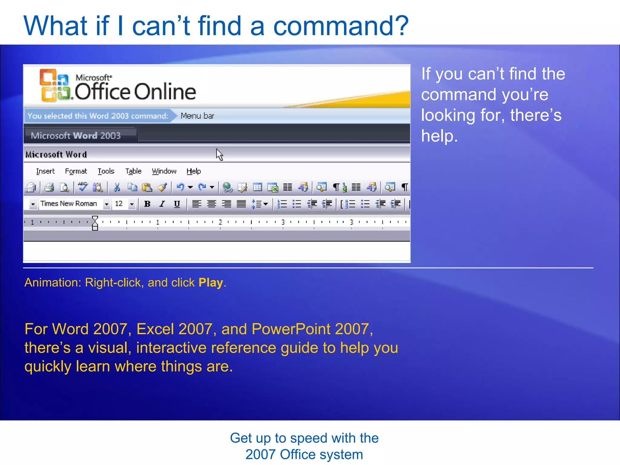 Microsoft Office 2007 Overview | PPT