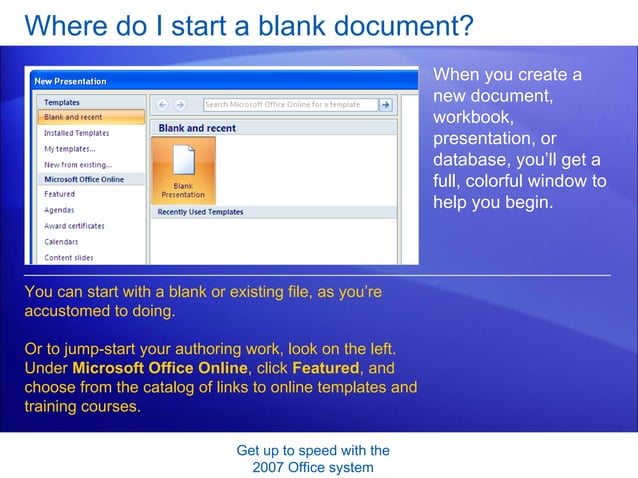 Microsoft Office 2007 Overview | PPT
