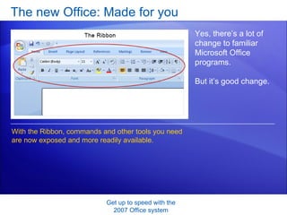 Microsoft Office 2007 Overview | PPT