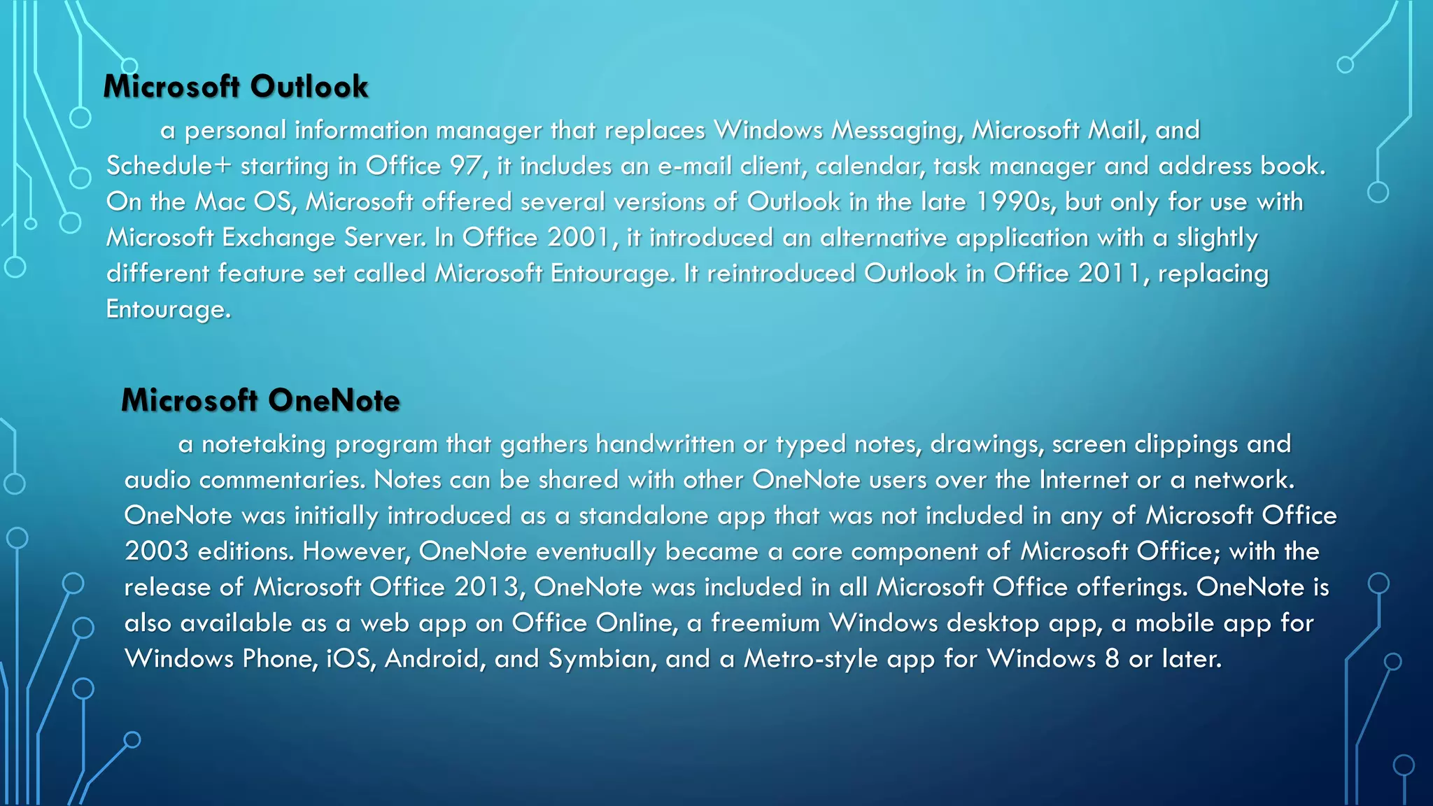 Microsoft office package | PDF