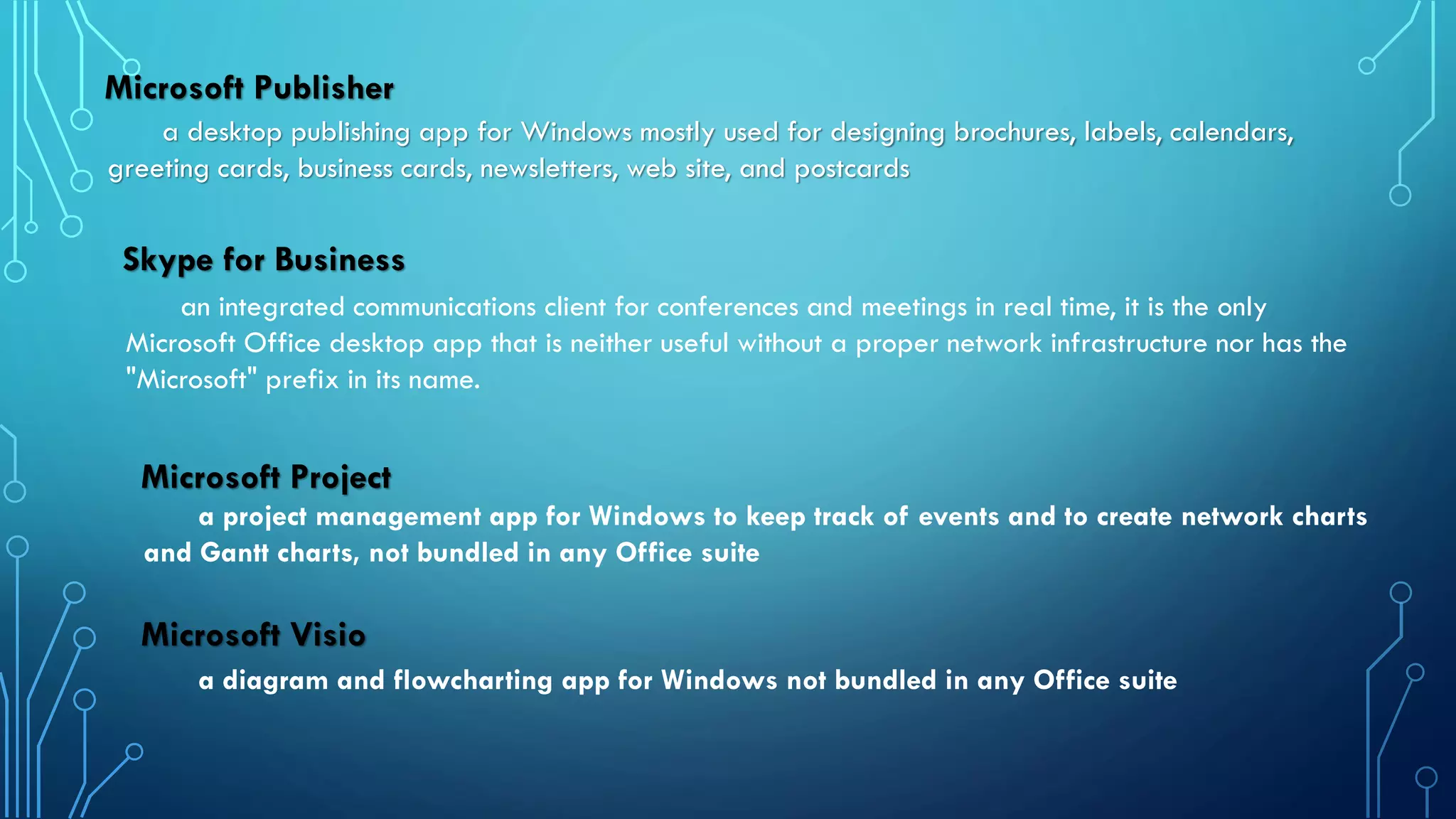 Microsoft office package | PDF