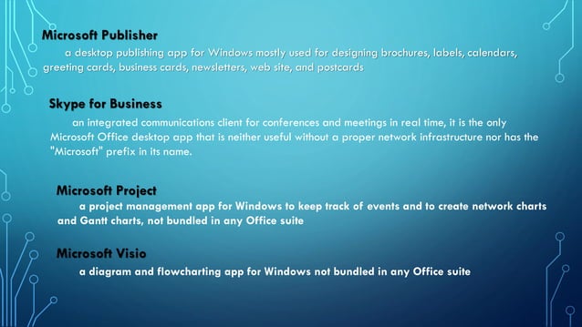 Microsoft office package | PDF