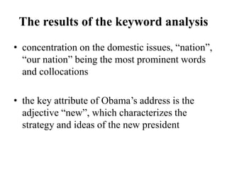 Critical Discourse Analysis of Obama's Political Discourse | PPT