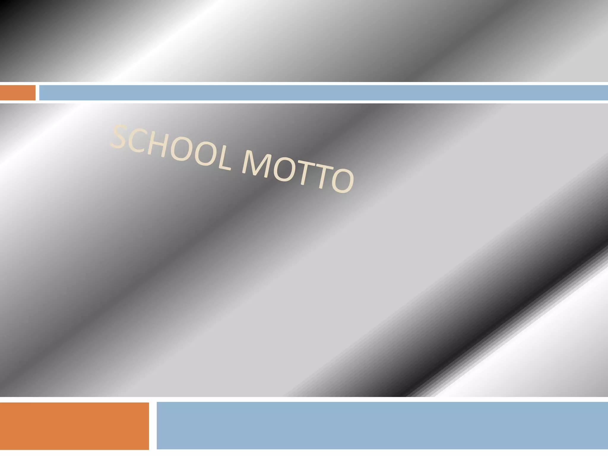 School motto | PPTX
