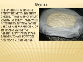 Transcarpathian cheese | PPTX