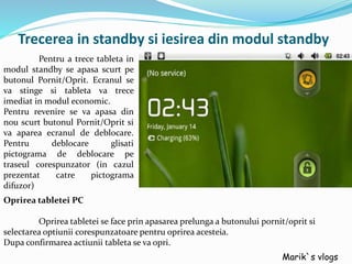 Construcția tabletei | PPT