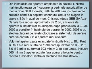 Poluarea Rîului Nistru | PPTX