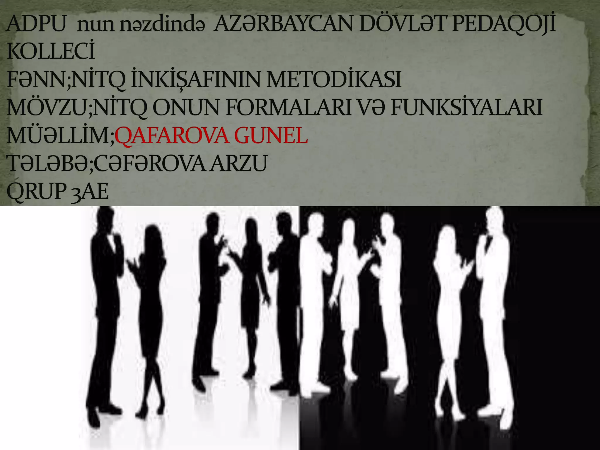 nitq inkisafi metodikasi | PPTX