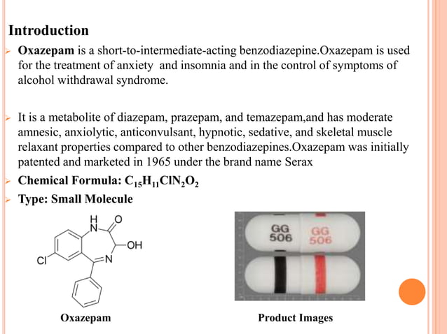 Introduction of Oxazepam | PPTX