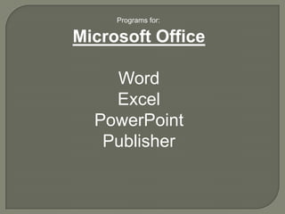 Microsoft Office Presentation | PPTX
