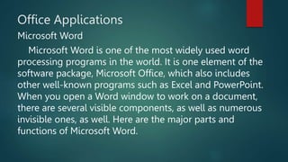 Microsoft Office Products - Lesson.pptx