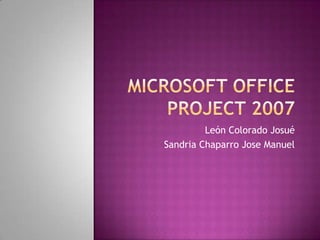 Microsoft Office Project 2007 | PPT