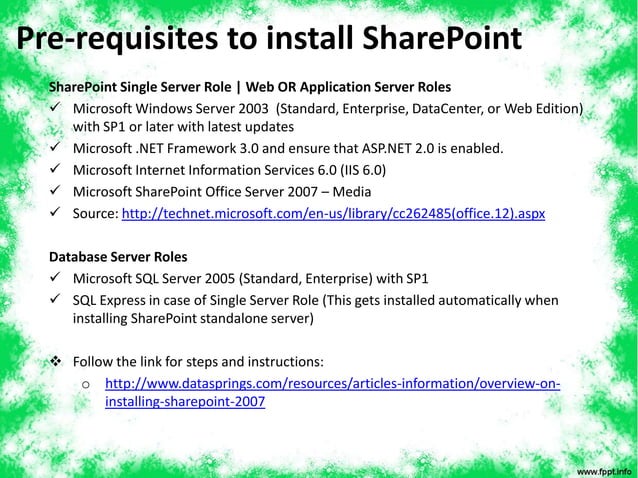 Microsoft Office SharePoint Server 2007 - Overview | PPT