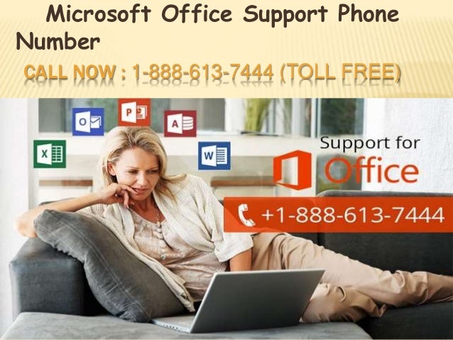 Microsoft office support phone number 1 888-613-7444