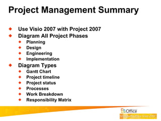 How to Use Visio for Project Management | PPT
