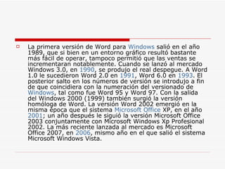 Microsoft office word | PPT