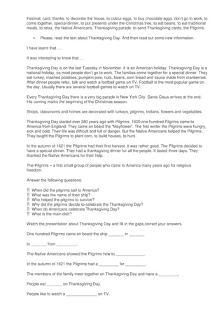 Thanksgiving in the USA Документ Microsoft Office Word.docx