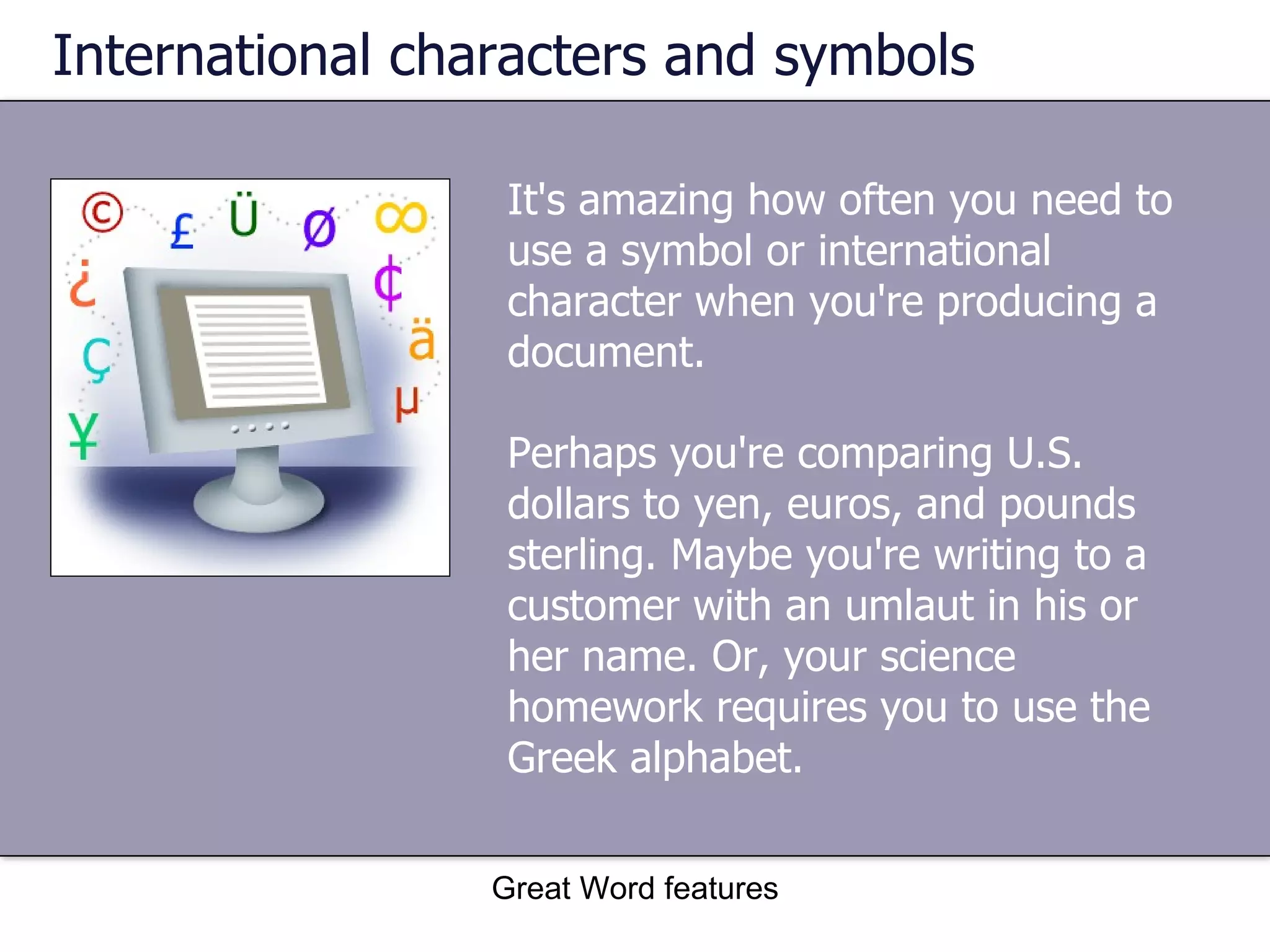 Microsoft® office word 2003 | PPT