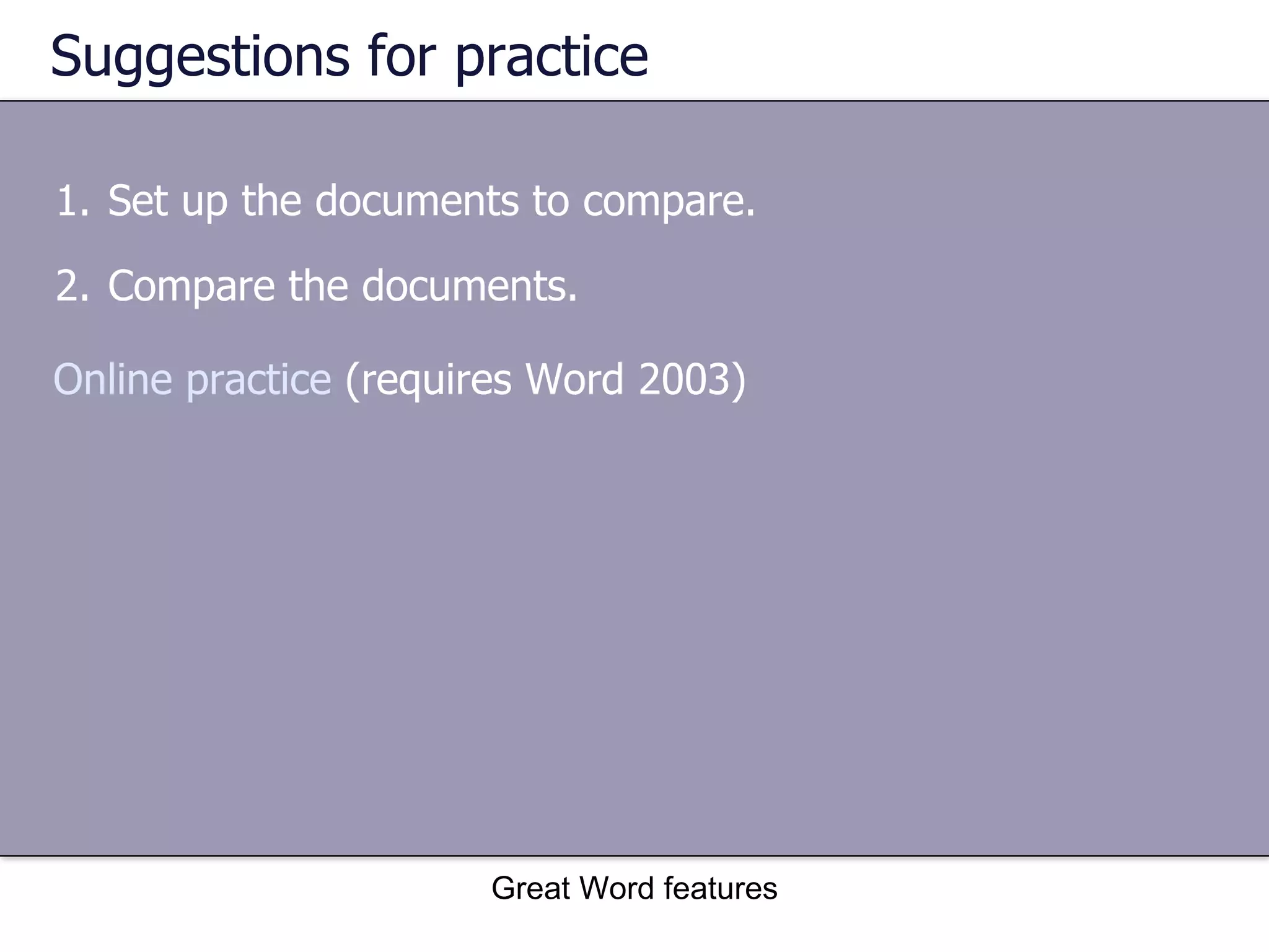 Microsoft® office word 2003 | PPT