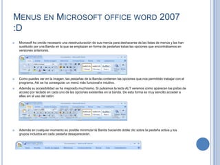 Microsoft office word 2007 | PPTX