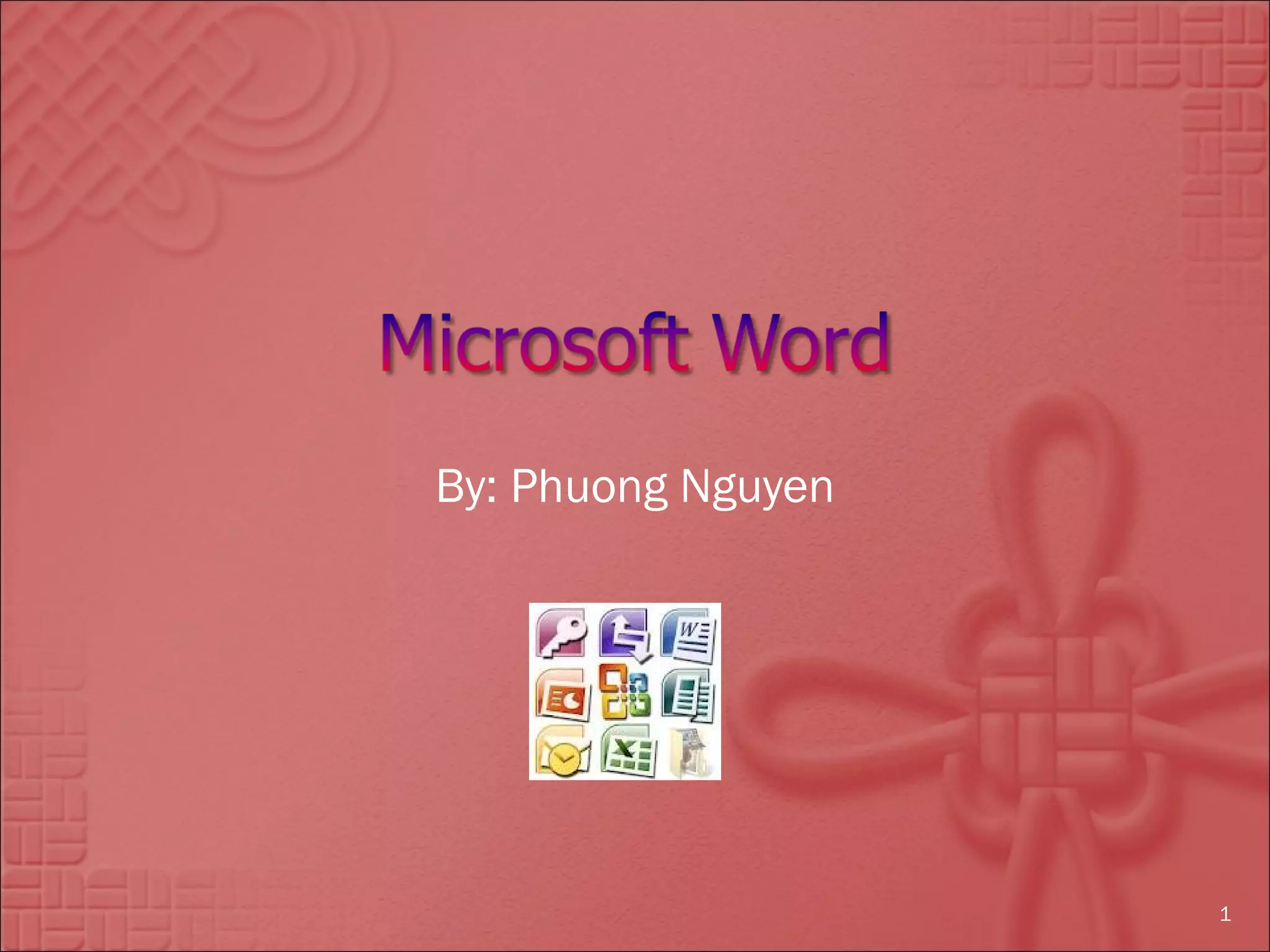 Microsoft office word 2007 | PPT