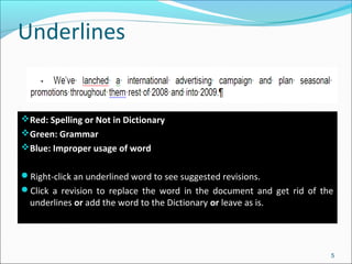 MICROSOFT WORD 2007 FULL PRESENTATION BY sarmad khosa | PPT