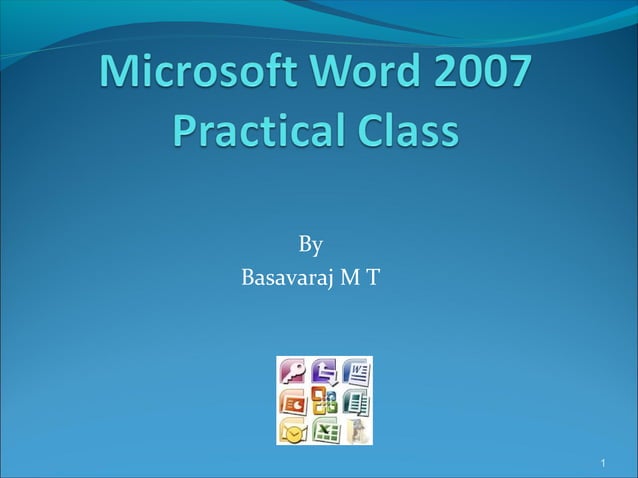 MS Office Word 2007 | PPT