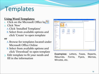 MS Office Word 2007 | PPT