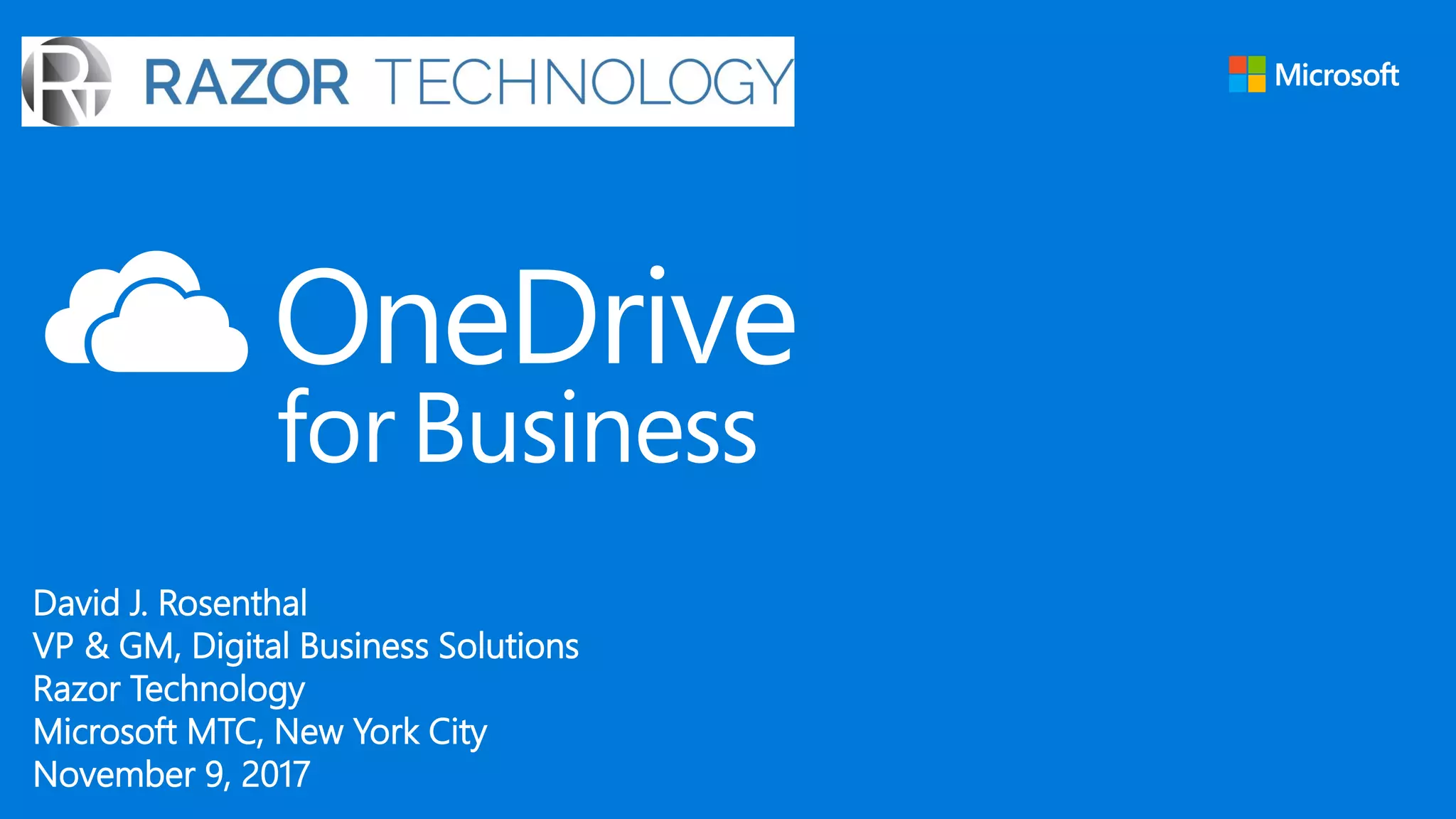 Microsoft OneDrive For Business | PDF