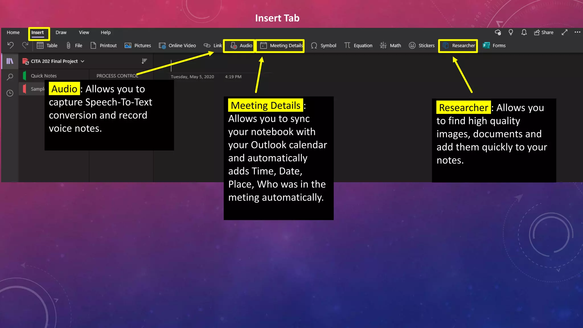 Microsoft One Note Tutorial | PPTX