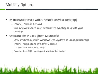 Microsoft OneNote in SharePoint | PPT