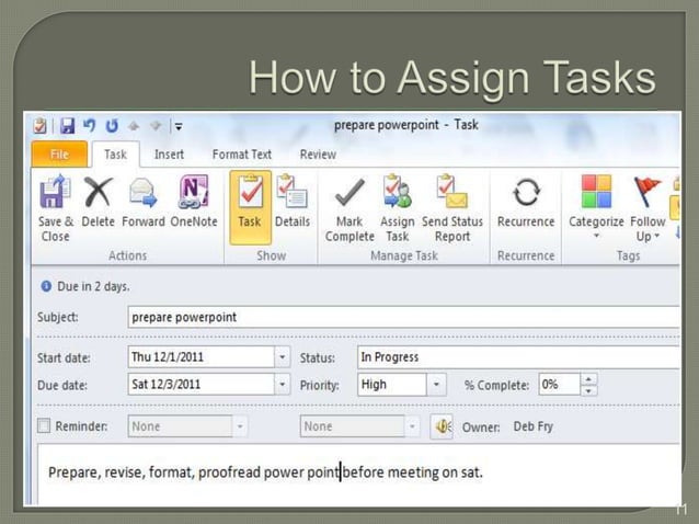 Microsoft outlook 2010 | PPT