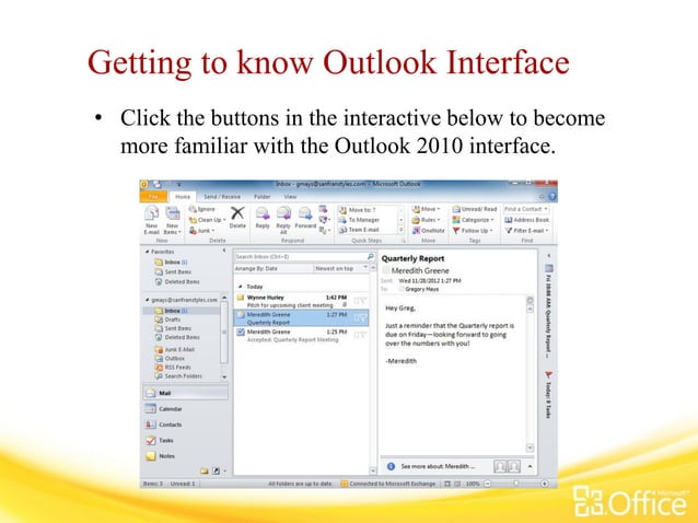 Microsoft outlook 2010 | PPT | Free Download