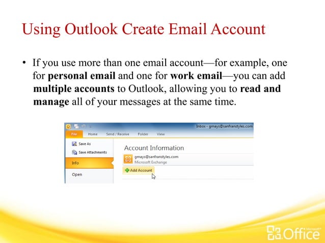 Microsoft outlook 2010 | PPT | Free Download